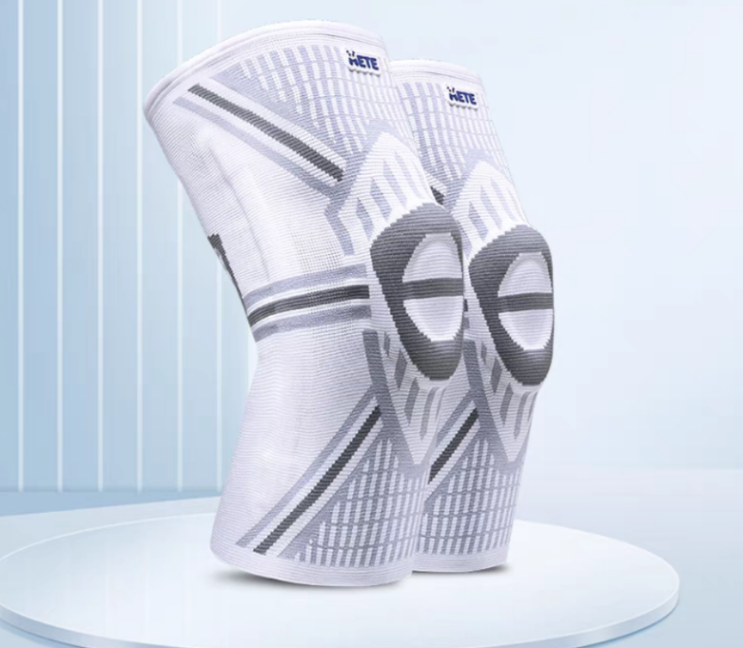 AETE Knee Support AX33 White/Grey – Pro Racquets