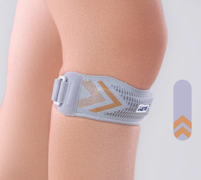 AETE Patella Knee Strap Support AB14 Grey/Yellow – Pro Racquets