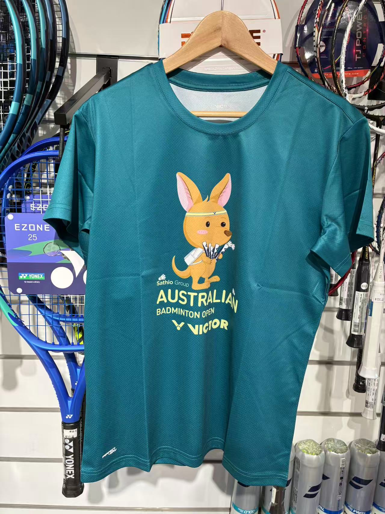 VICTOR｜Australian Open Collection Shirt Green ABO2501 – Pro Racquet